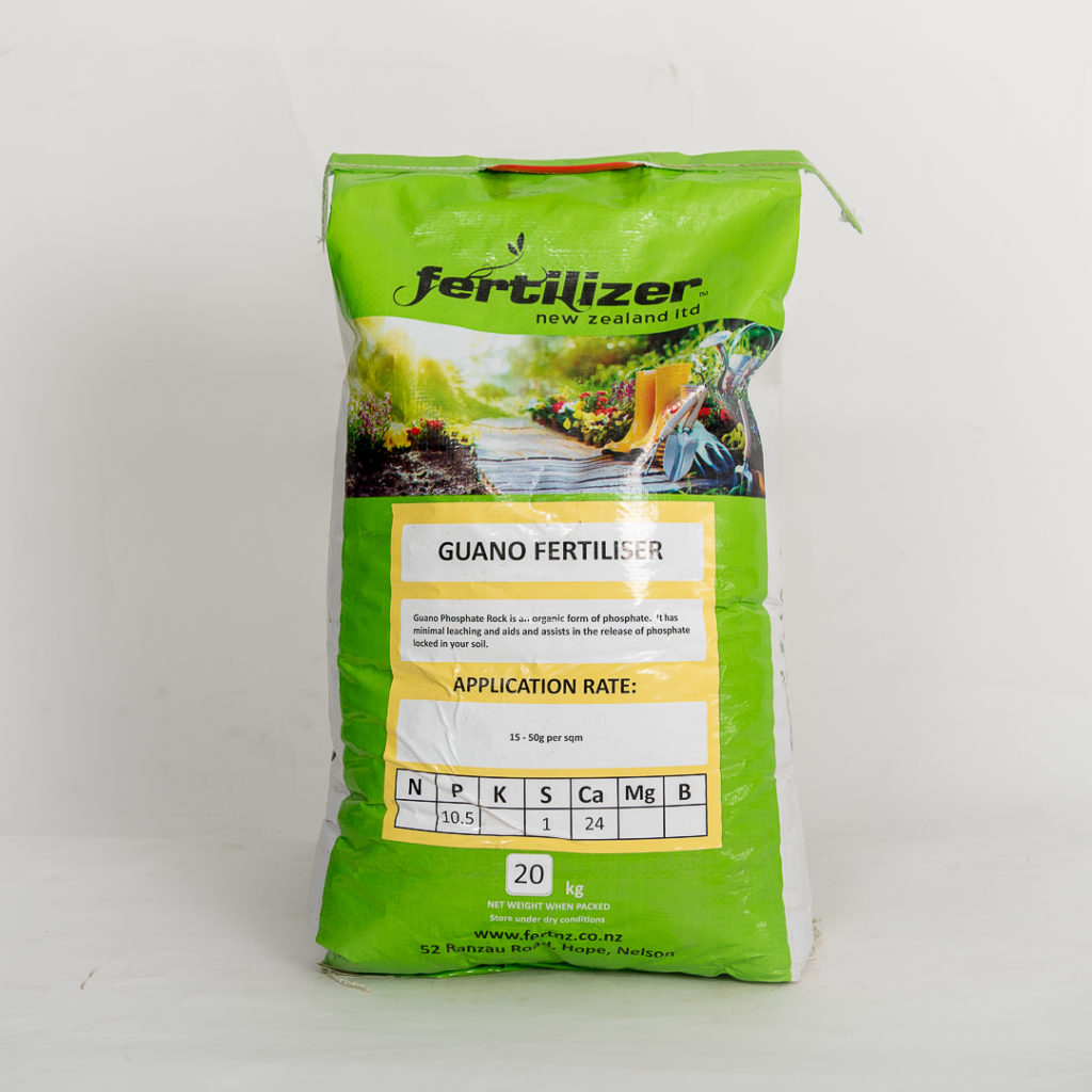 Guano Fertiliser 20kg - Garden with Fertilizer New Zealand